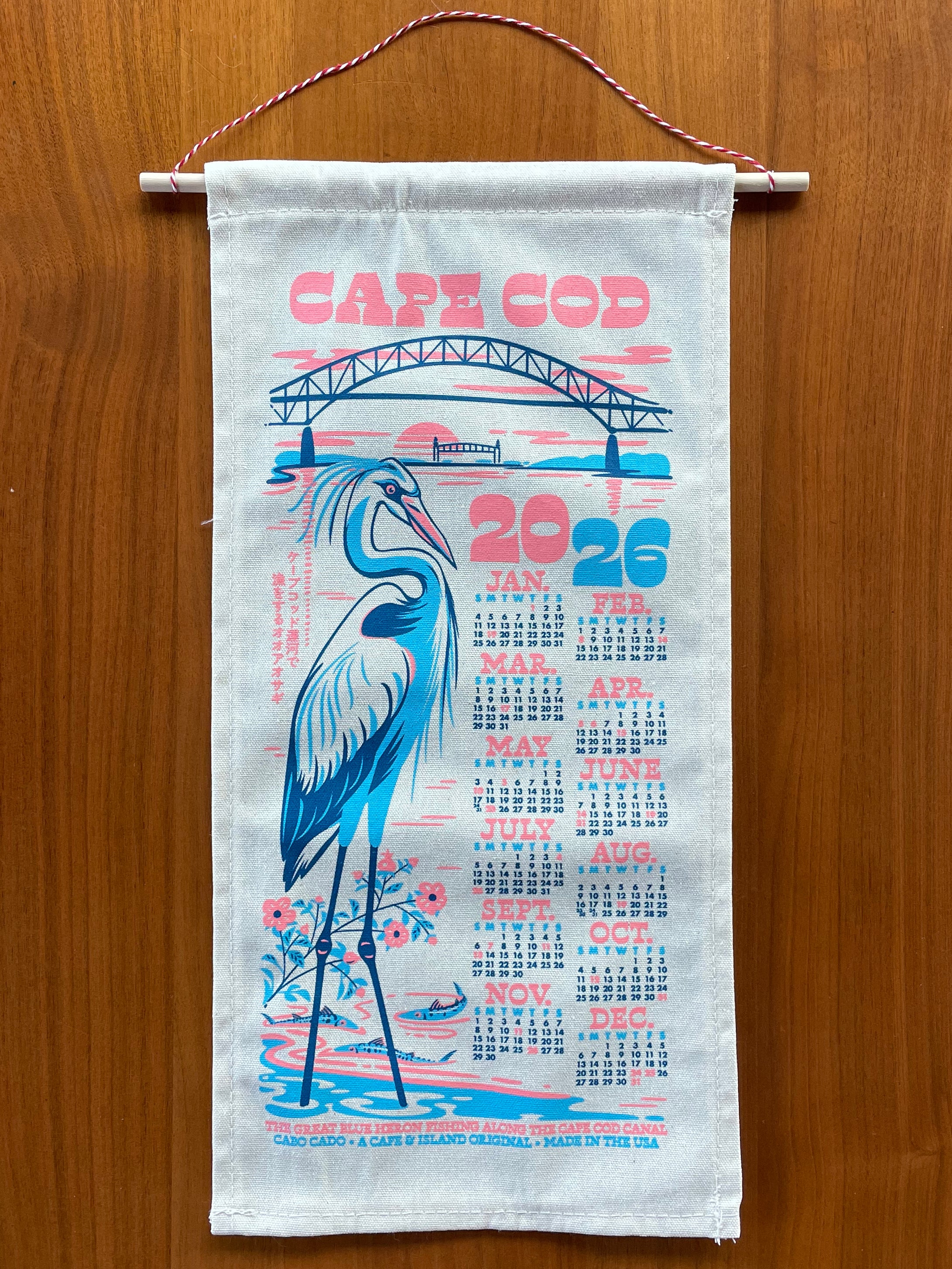 2026 Calendar – Cabo Cado-A Cape & Island Original